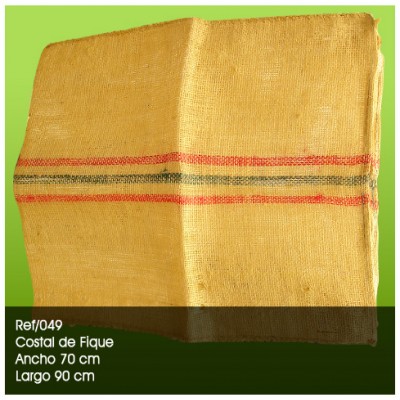 Saco en Fique Primer uso
